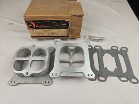 OFFENHAUSER 6040 Carburetor Intake Adapters Tunnel Dual Carb
